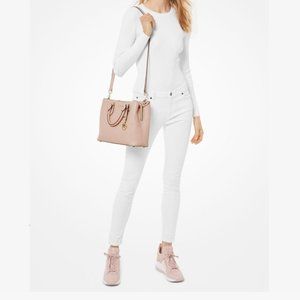 Michael Kors | Bags | Nwt Michael Kors Camille Large Leather Satchel ...